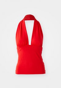 Weekday DEEP HALTERNECK - Top - red/black - Zalando.ie
