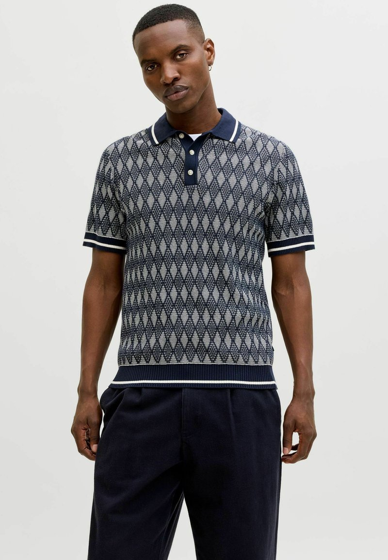 Jack & Jones PREMIUM Polo shirt - night sky/dark blue - Zalando.co.uk