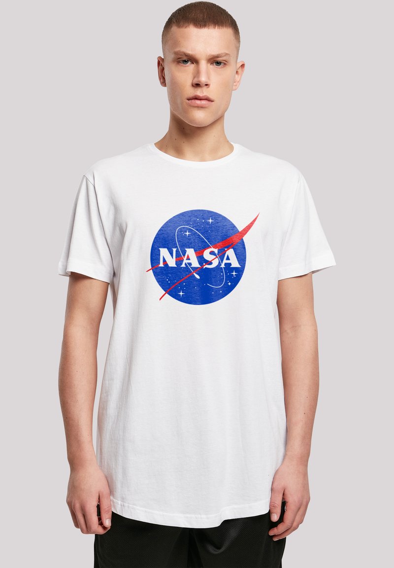 F4NT4STIC NASA INSIGNIA LOGO - T-Shirt print - white/weiß - Zalando.at