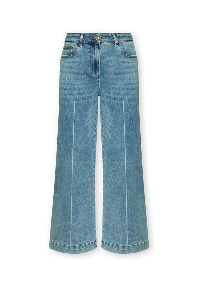 Elena Mirò CROPPED WIDE LEG - Jeans a zampa - azzurro/celeste - Zalando.it
