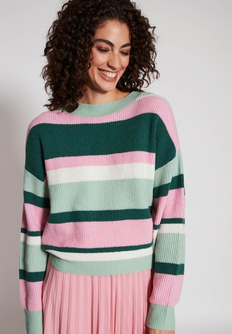 Re.draft Trui - pink/green/groen - Zalando.be
