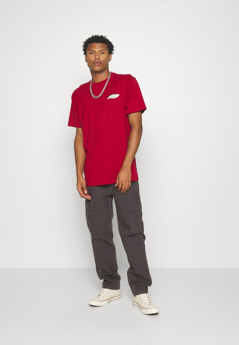 Santa Cruz ULTIMATE FLAME DOT UNISEX - T-shirt con stampa - blood/rosso ...