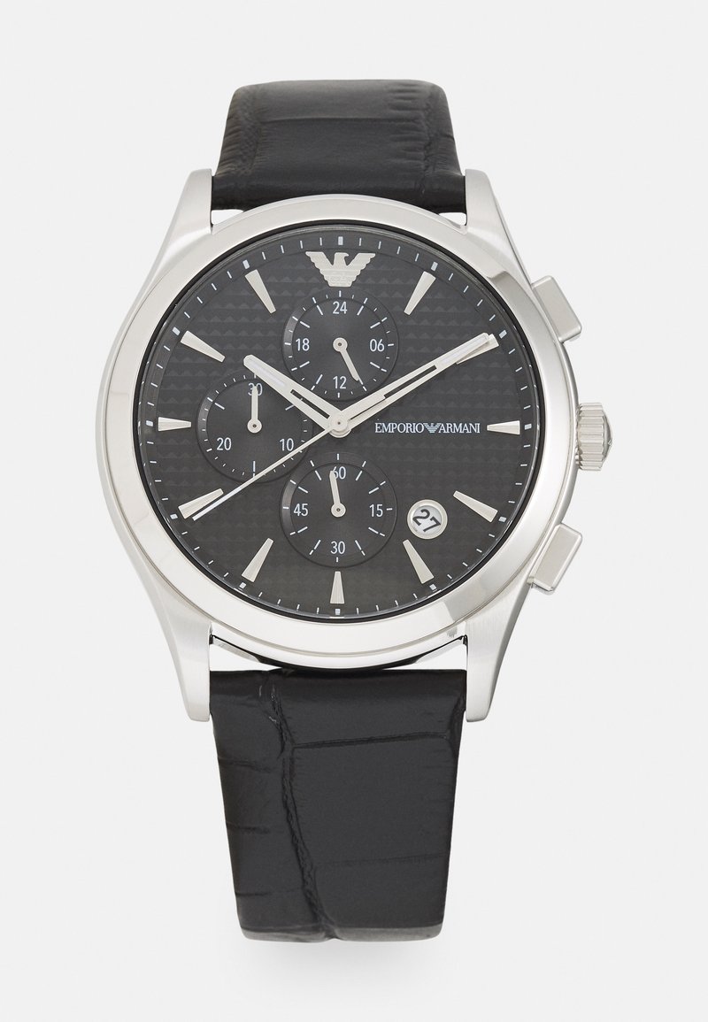 Emporio Armani Chronograph watch - silver-coloured - Zalando
