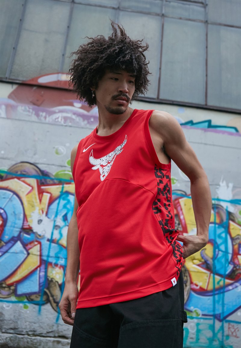 Nike Performance NBA CHICAGO BULLS - Club wear - university red/red ...
