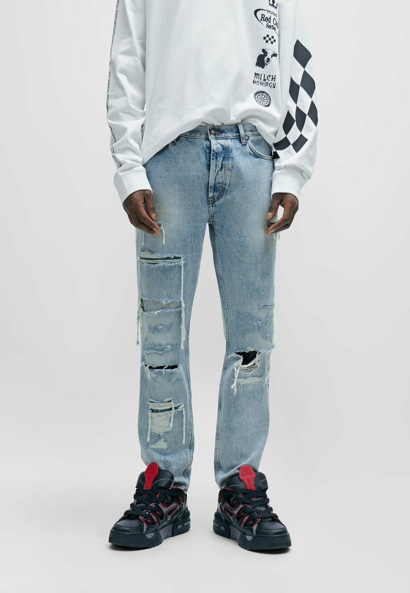 HUGO Jeans Straight Leg - hellblau null/hellblau - Zalando.at