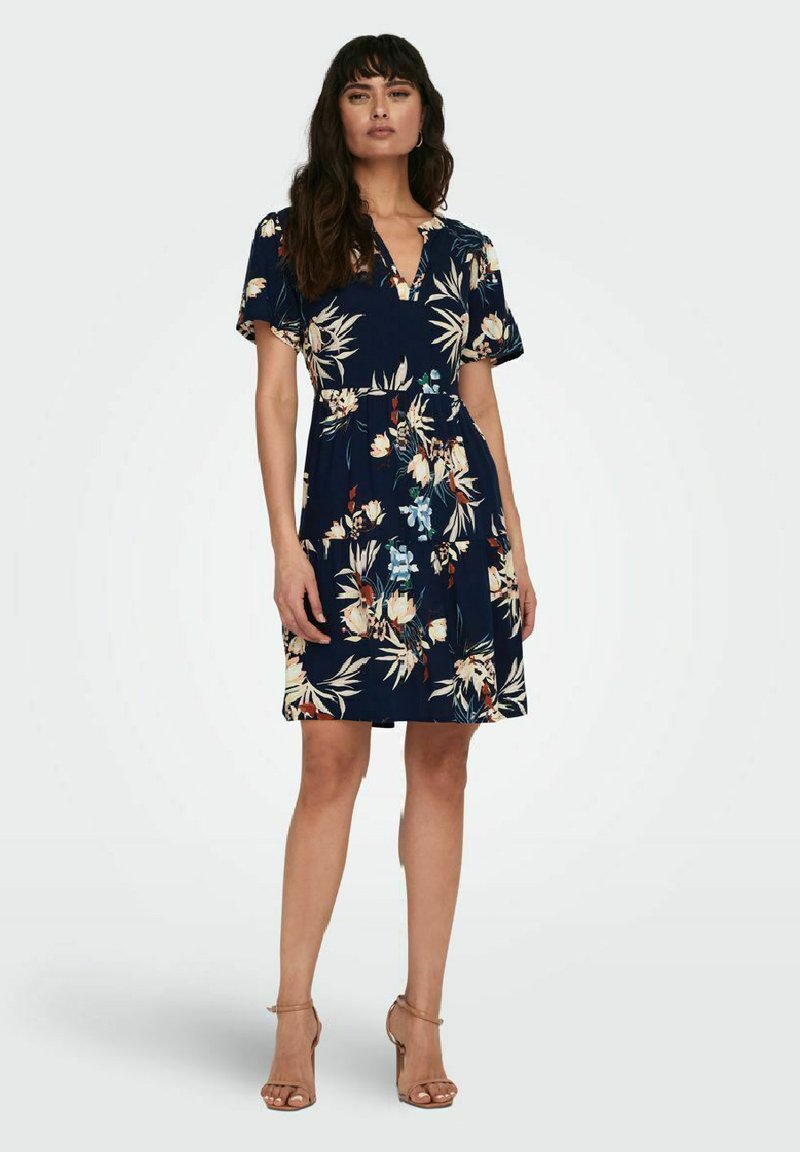 ONLY ONLZALLY LIFE THEA DRESS - Freizeitkleid - night sky/dunkelblau ...