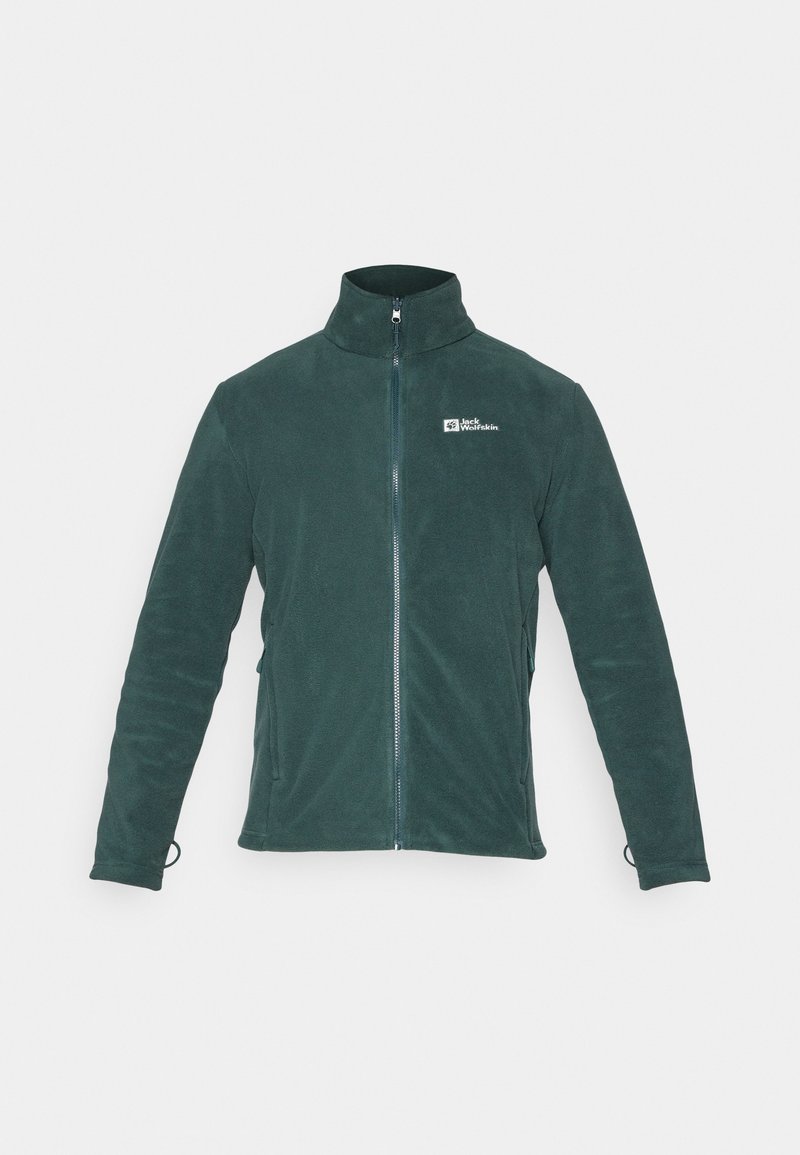 Jack Wolfskin WINTERSTEIN - Fleecejakke - black olive/black olive ...