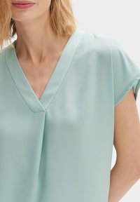 Opus KURZARM FELISO - T-Shirt basic - aloe green/mint - Zalando.de