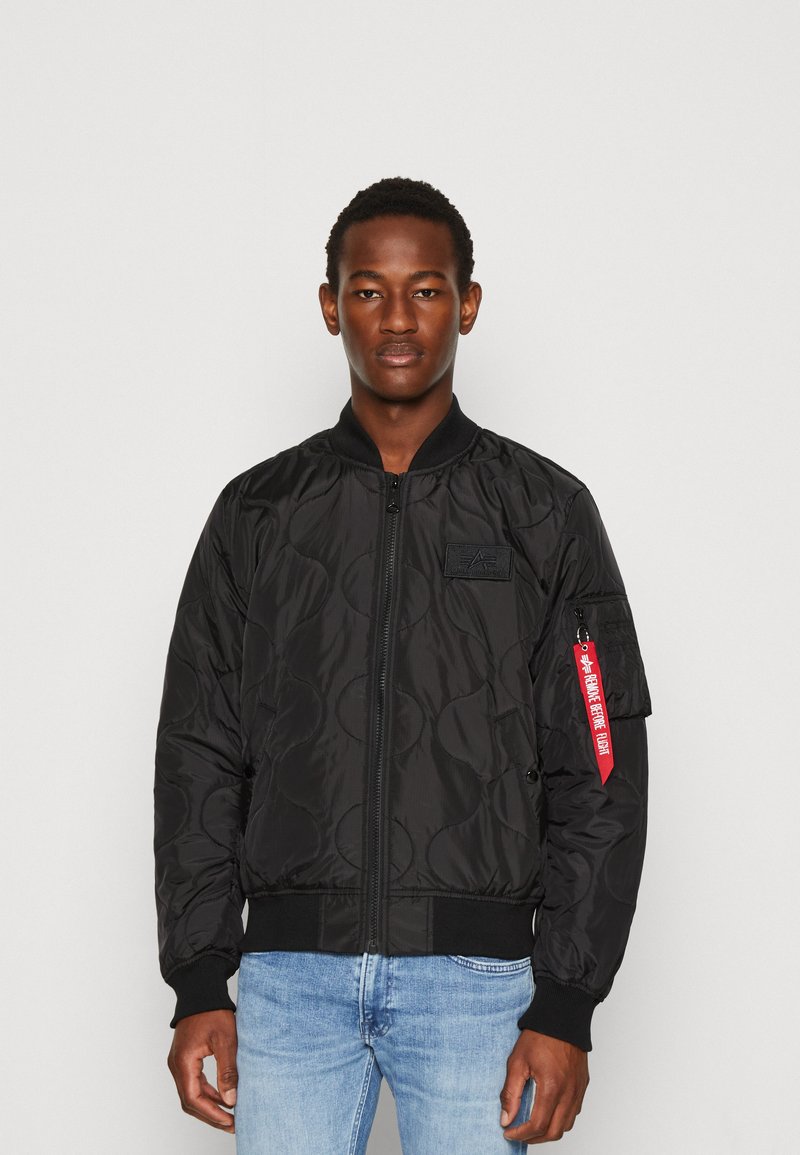 Alpha Industries Bombera - black/čierna - Zalando.sk