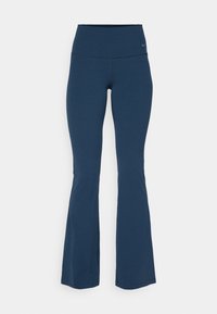 Nike Performance ZENVY FLARE - Leggings - Trousers - armory navy/black ...