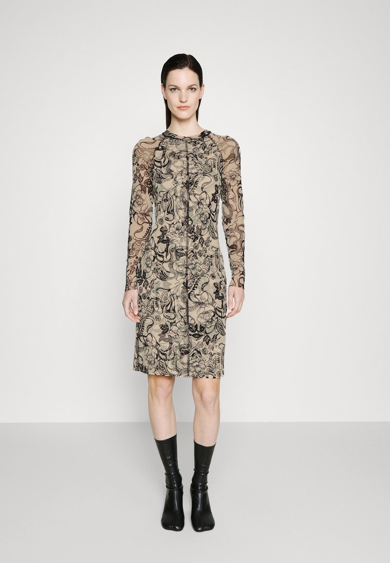Marc Cain Robe fourreau - almond blossom/multicolore - ZALANDO.FR
