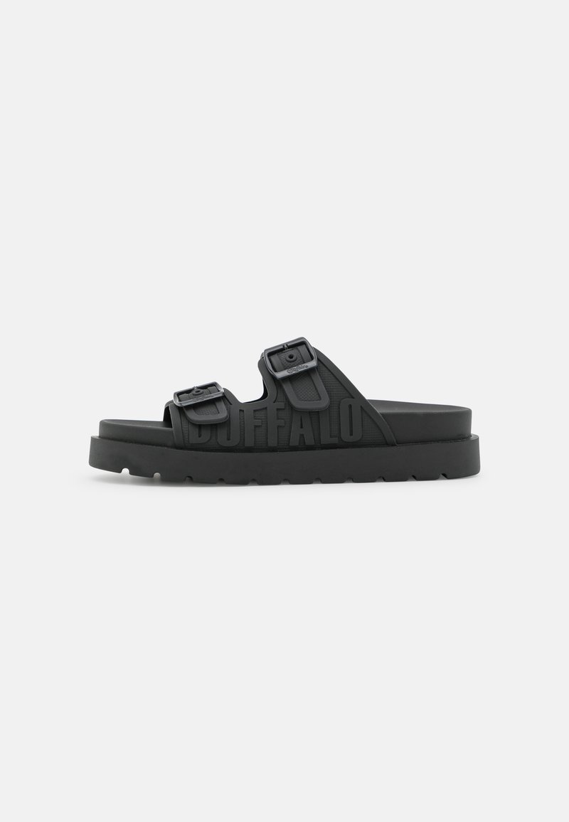 Buffalo EVE SOL - Muiltjes - black/zwart - Zalando.be