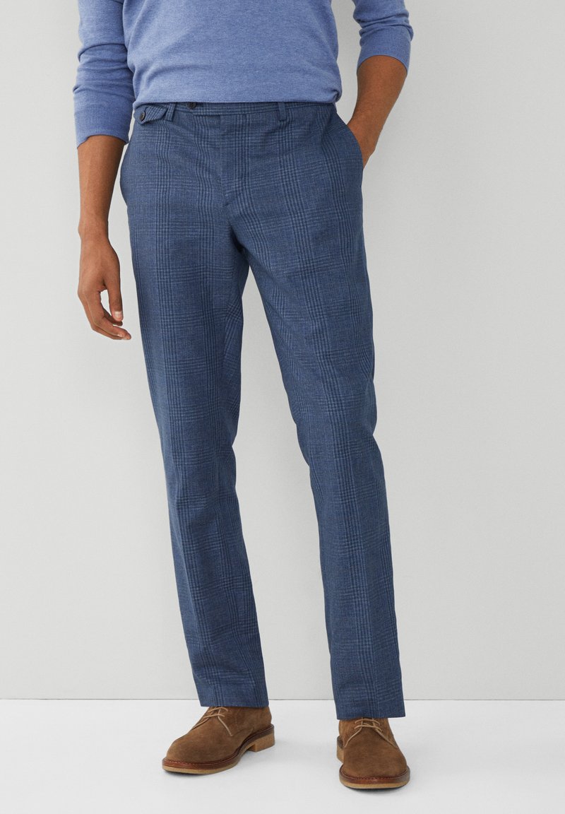 Hackett London CHECK - Chinos - navy/blue - Zalando