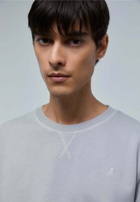 Scalpers BASIC SKULL - Sweatshirt - light grey/hellgrau - Zalando.de