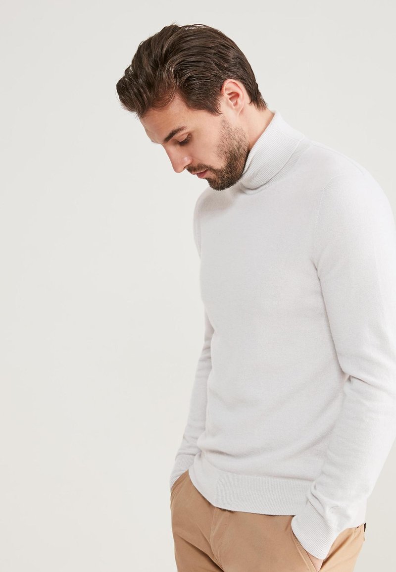 Falconeri ULTRAFINE TURTLENECK - Jersey de punto - off white/crema ...