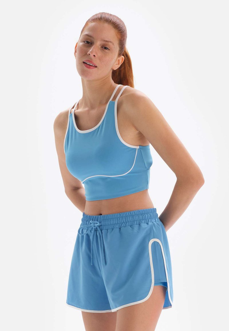 Dagi Court Bustier Light Blue Hellblau Zalando At