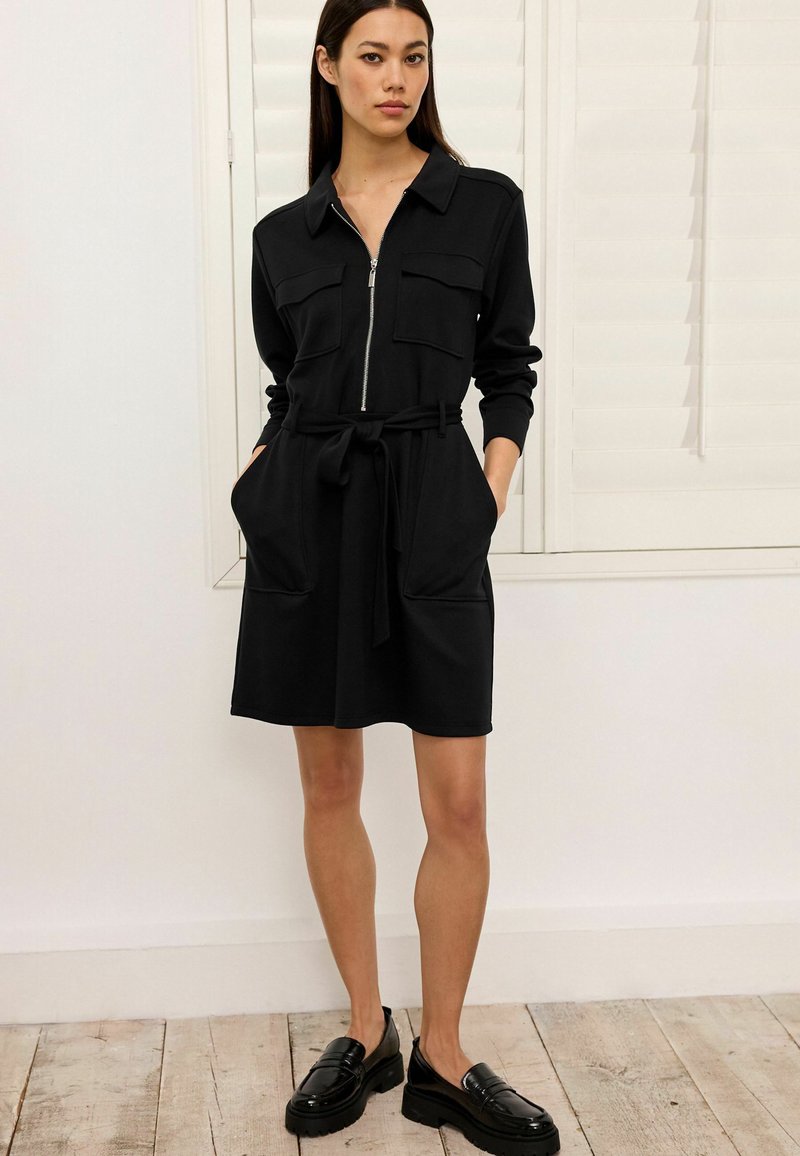 Next SLINKY - Robe chemise - black/noir - ZALANDO.FR