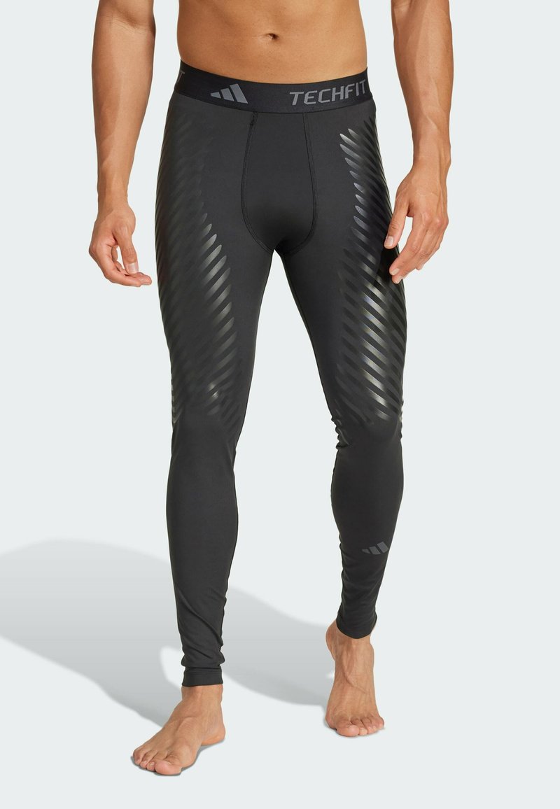 adidas Performance TECHFIT CONTROL - Leggings - black - Zalando
