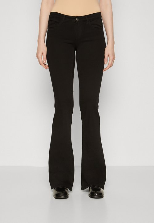 Dr.Denim MACY - Bootcut-farkut - black/musta denim - Zalando.fi