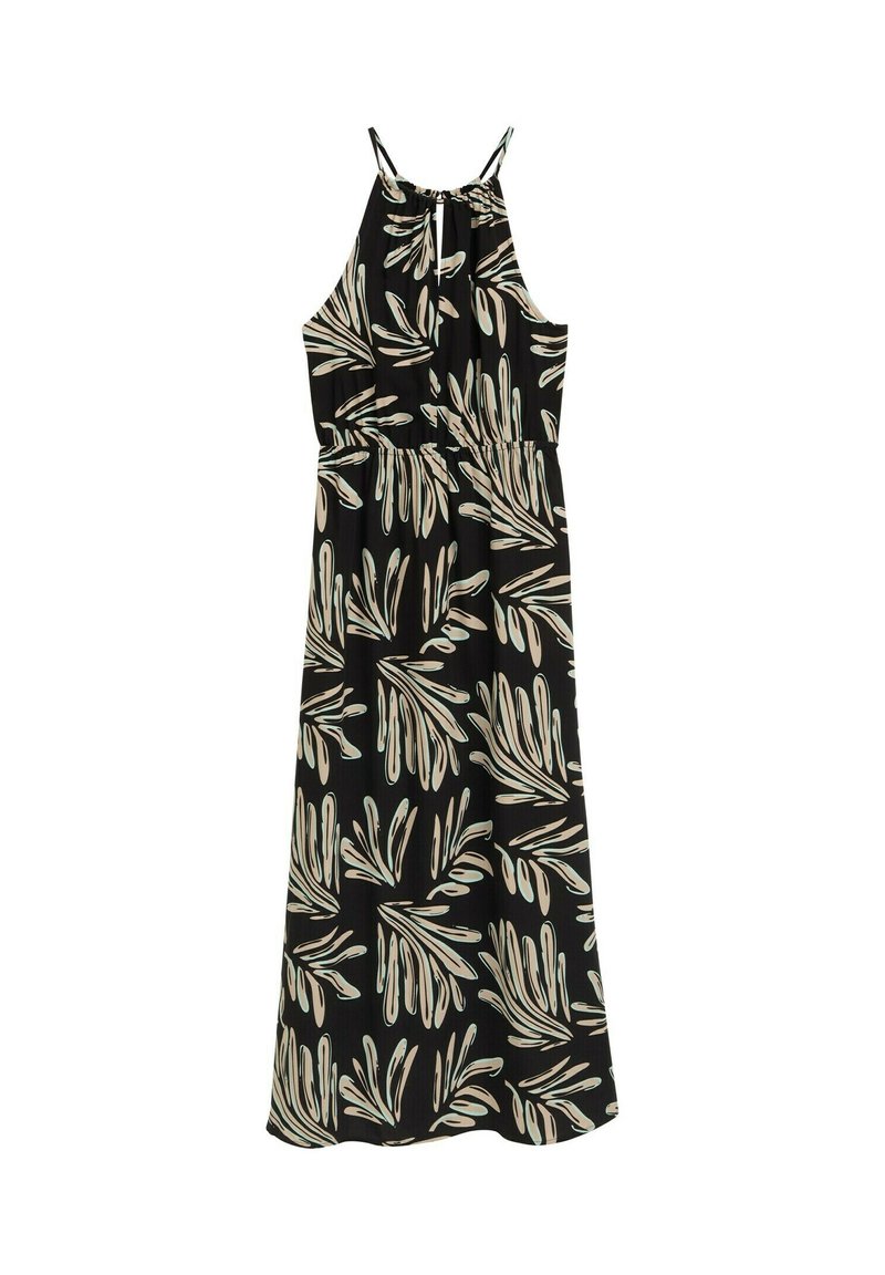 TOM TAILOR DENIM AMERICAN NECKLINE DRESS - Robe longue - abstract black ...
