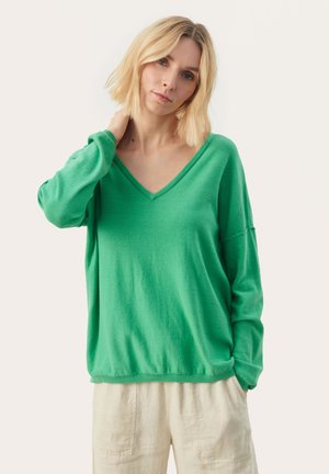 OXXO LOOSE FIT - Pullover - island green/vert clair chiné - ZALANDO.FR