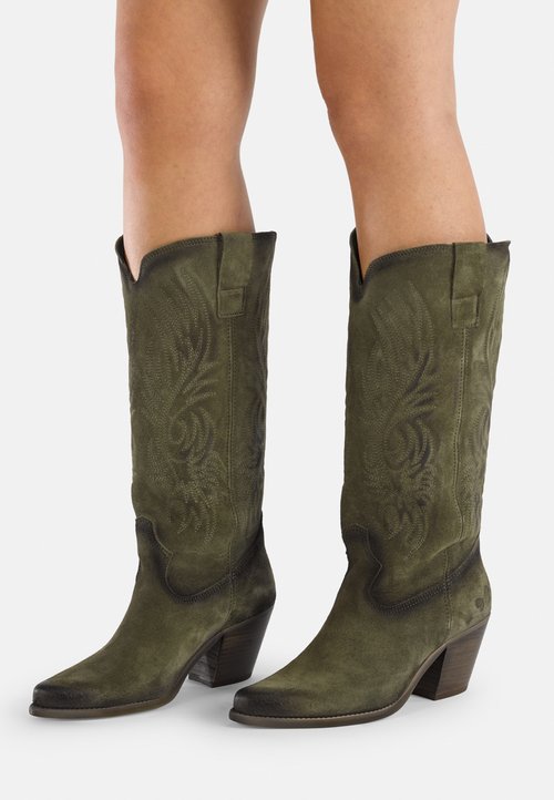 Felmini Cowboy-/Bikerboot - petroleo/blau - Zalando.ch