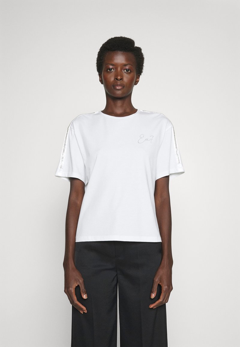 EA7 Emporio Armani T-Shirt print - white/weiß - Zalando.de