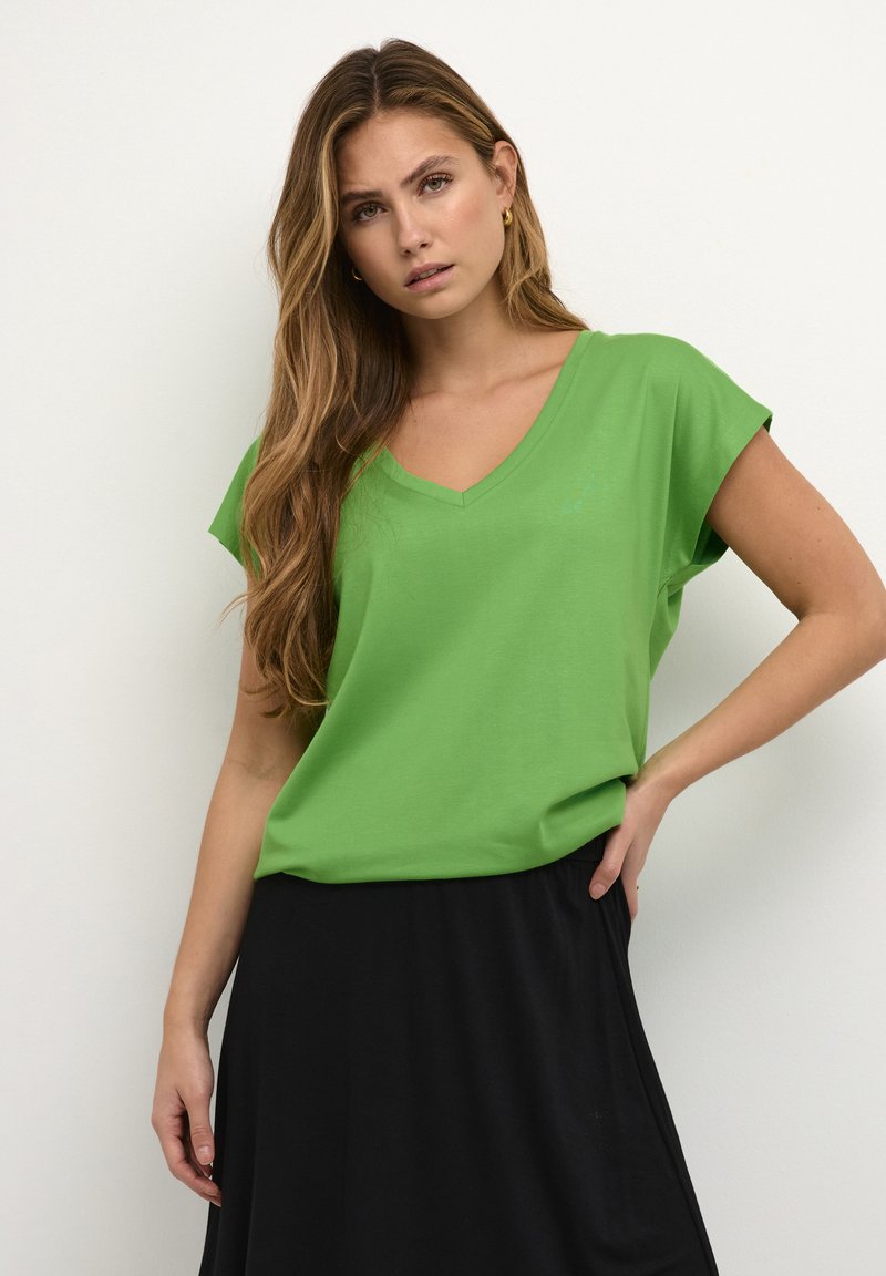 Kaffe LISE - T-Shirt basic - poison green/grün - Zalando.at