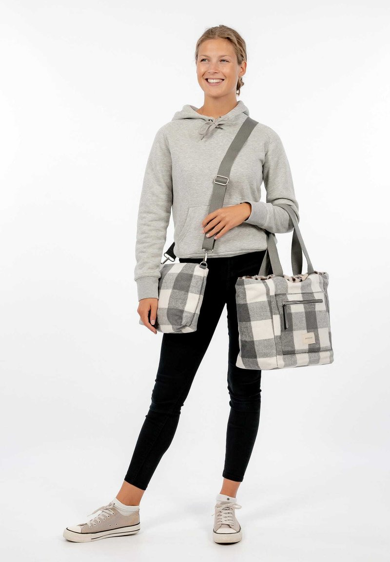 Emily & Noah INGEBORG - Bolso shopping - lightgrey/gris claro - Zalando.es