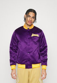 Mitchell & Ness NBA LOS ANGELES LAKERS HEAVYWEIGHT JACKET - Giacca ...