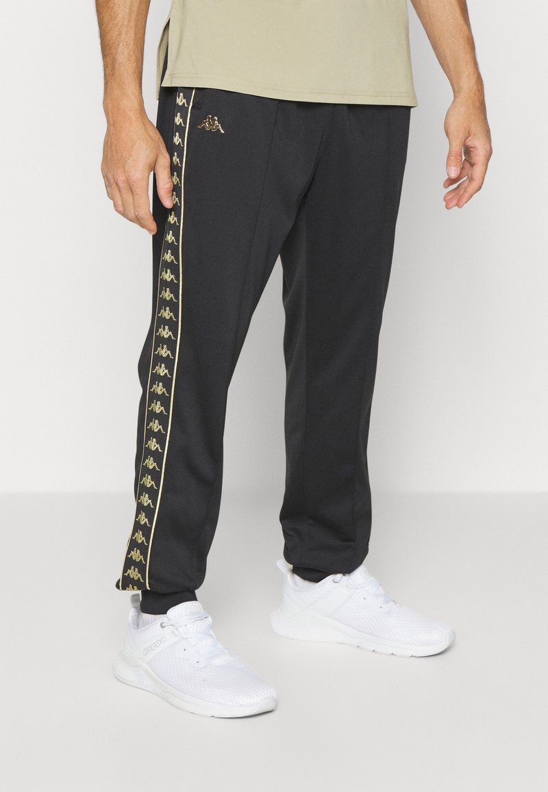 Kappa TRAINING PANTS - Tracksuit bottoms - caviar/black - Zalando.ie