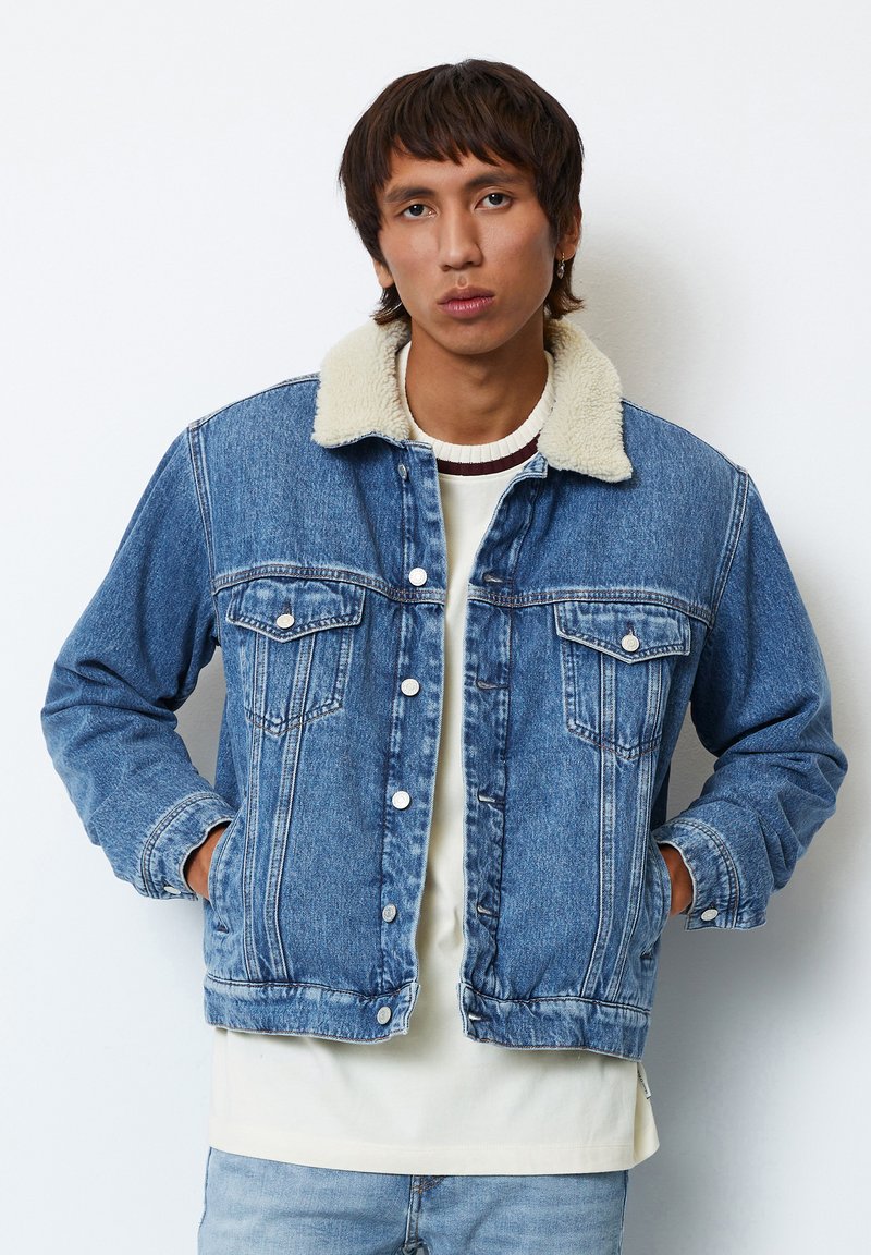 Marc O'Polo DENIM TRUCKERCLASSIC FIT - Jeansjacke - multi authentic ...
