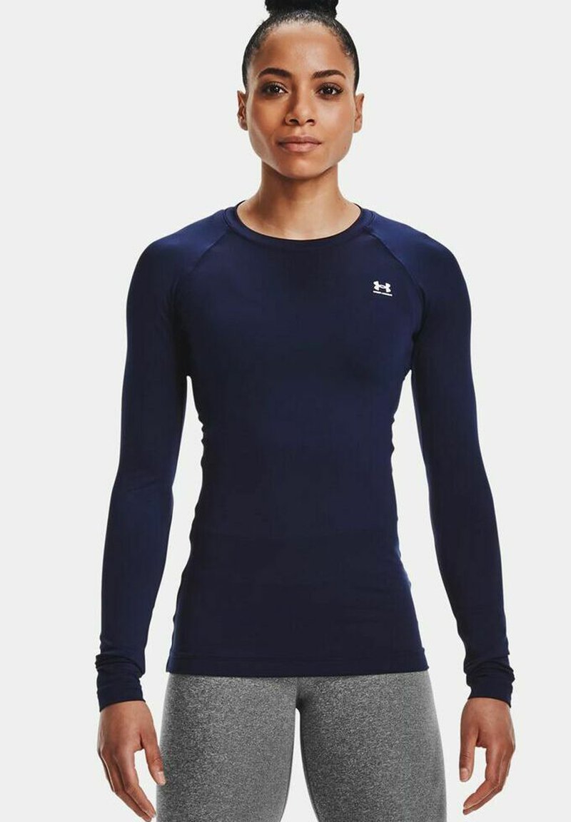 Under Armour CG AUTHENTICS CREW - Long sleeved top - blue - Zalando