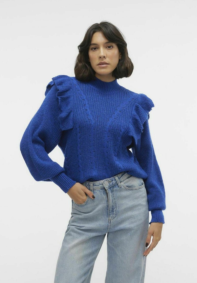 Vero Moda VMENYA - Trui - beaucoup blue/blauw - Zalando.nl