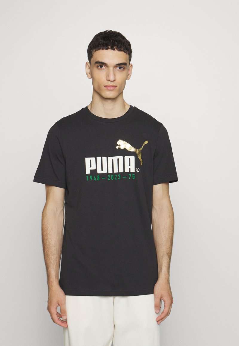 Puma NO 1 LOGO CELEBRATION - Print T-shirt - black - Zalando.ie