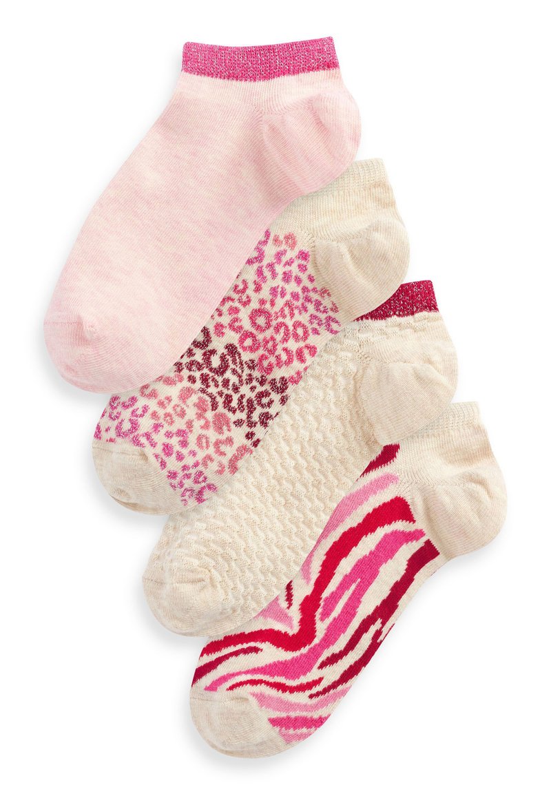Next ANIMAL TEXTURE TRAINER SOCKS 4 PACK - Socken - pink - Zalando.ch