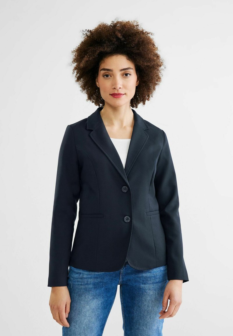 Street One UNIFARBE - Blazer - blau/blu scuro - Zalando.it
