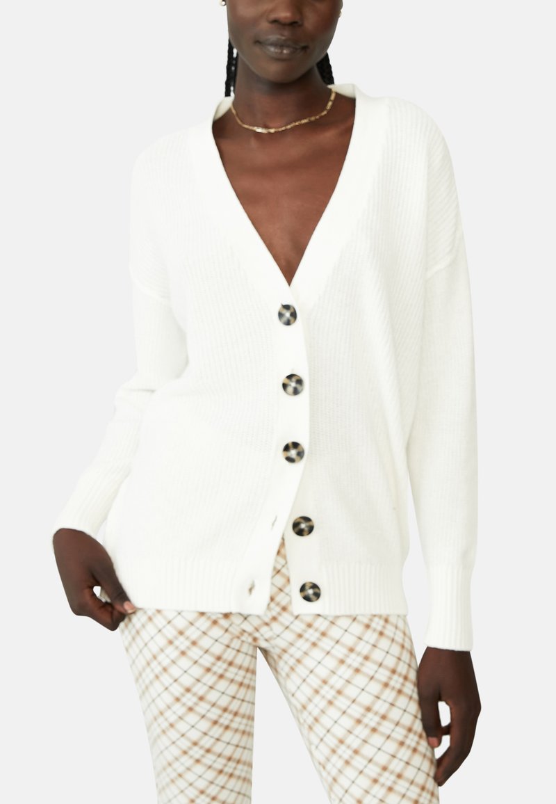 Cotton On BOYFRIEND - Cardigan - white - Zalando.de