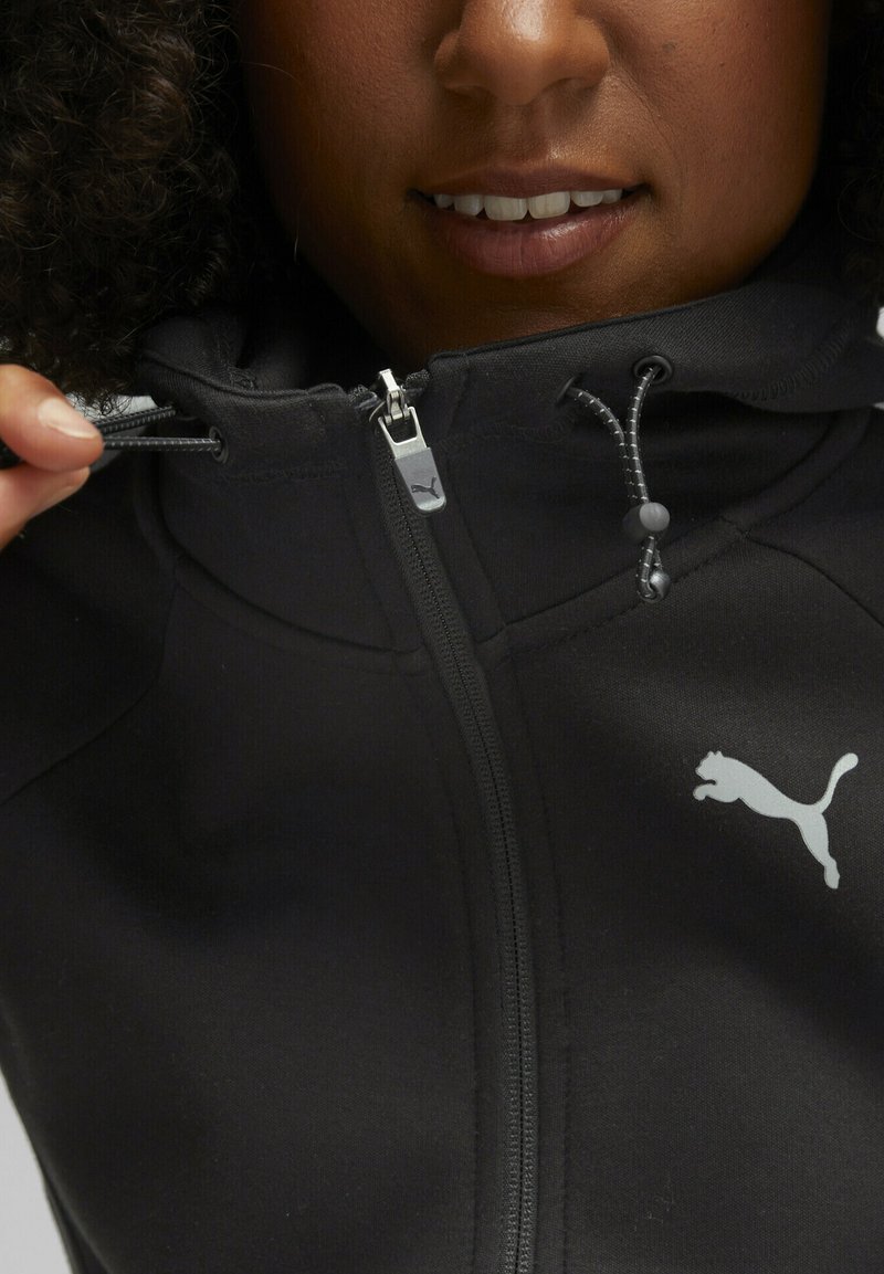 Puma Zip-up sweatshirt - black - Zalando