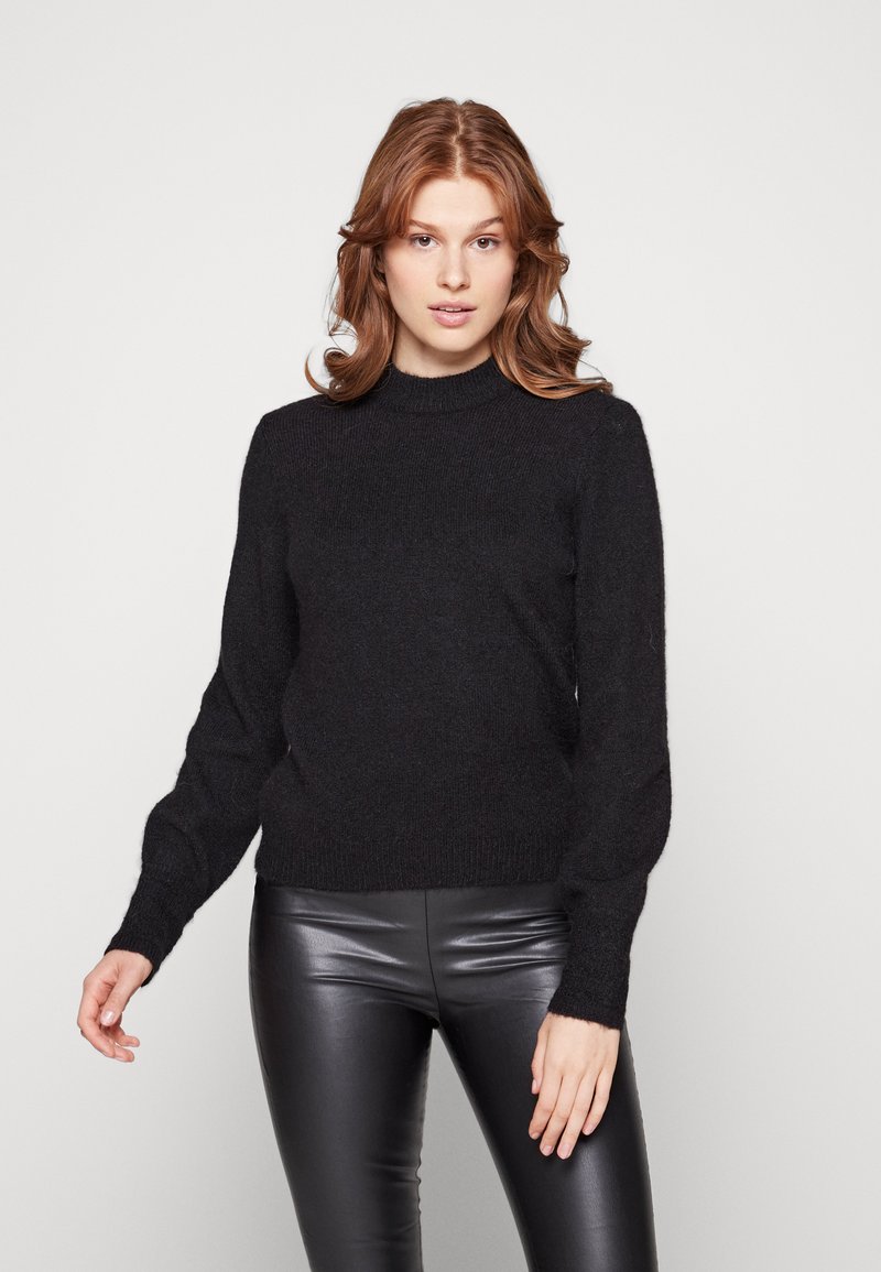 YAS YASJULIETTA O NECK - Jumper - black - Zalando.ie