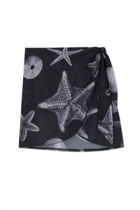 Never Fully Dressed SEASHELL MINI SKIRT - Mini skirt - black - Zalando ...