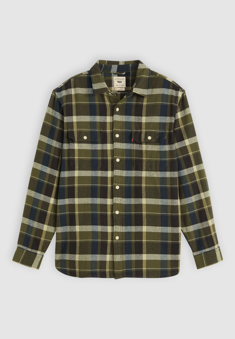 Levi's® JACKSON WORKER - Overhemd - medina plaid deep depths flannel ...