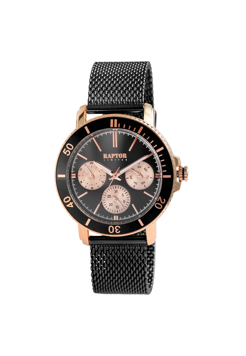 RAPTOR REDA - Chronograph watch - schwarz/black - Zalando