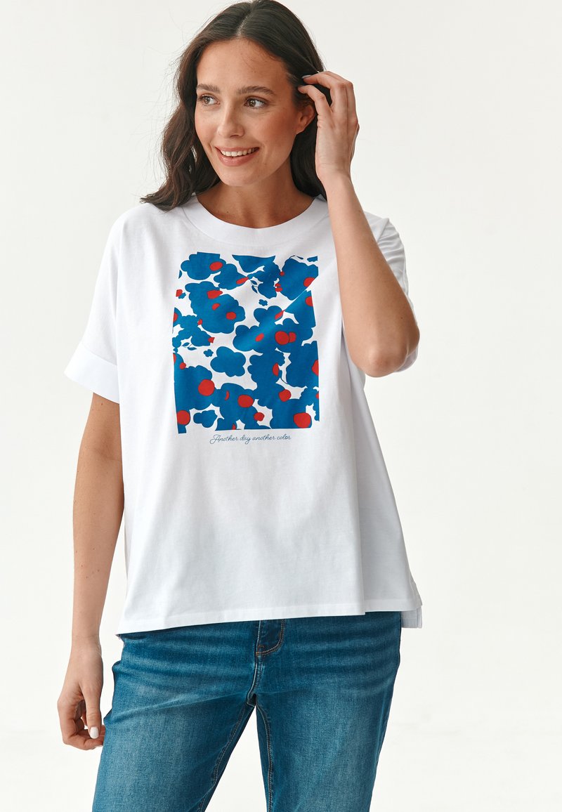 TATUUM LIKE - Print T-shirt - white - Zalando.de
