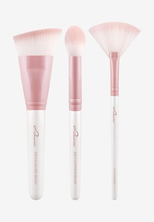 Luvia Cosmetics FLAWLESS FACE SET - Pinsel-Set - pearl white/candy pink ...