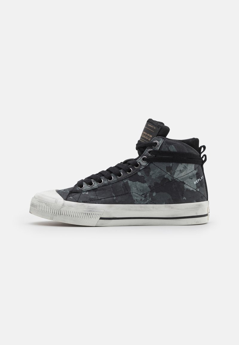 Replay SNAP CAMO - Zapatillas altas - black/negro - Zalando.es