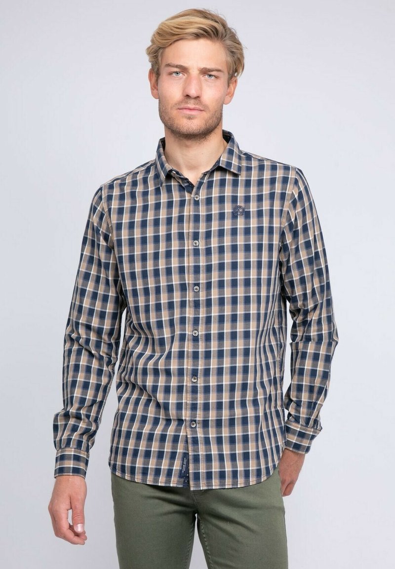 Ritchie Jeans MANCHES LONGUES CARREAUX TRENOL - Chemise - beige ...