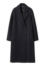 Mango CARICIA - Classic coat - gris chiné foncé/mottled dark grey ...