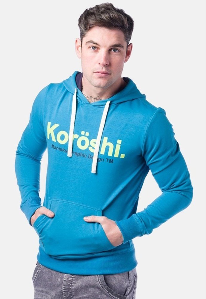 Koroshi Hoodie - azul blue/blue - Zalando.de