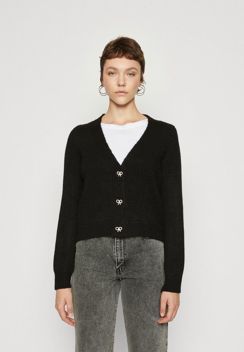 ONLY ONLHENRIETTE CARDIGAN - Gilet - black/noir - ZALANDO.FR